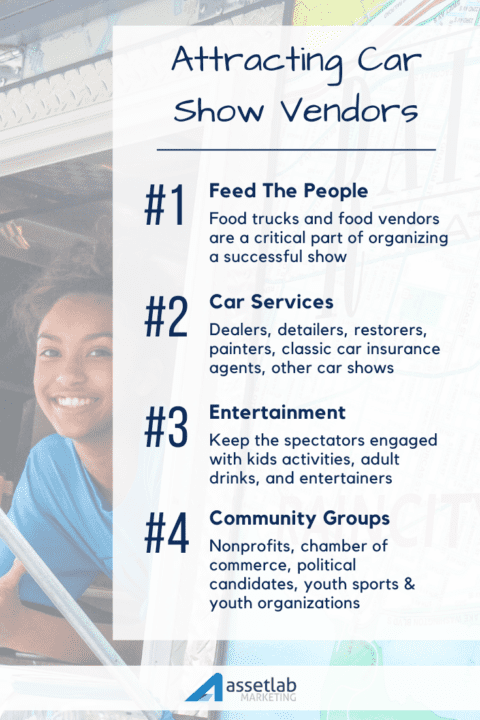 50 Car Show Vendor Ideas | AssetLab Marketing